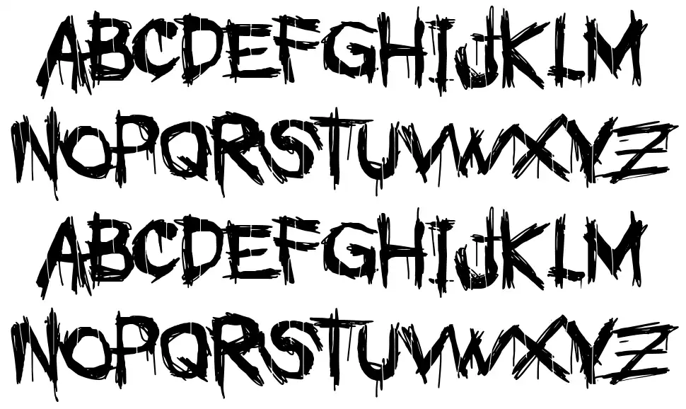 Graphic Psychopathy font by Woodcutter | FontRiver