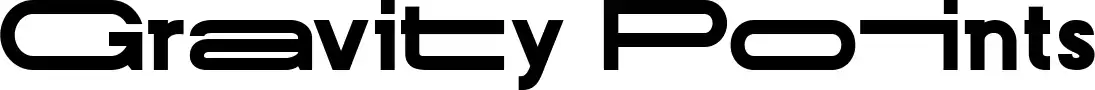 Gravity Points font by 177Studio | FontRiver