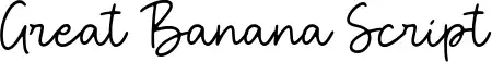 Great Banana Script font by Aestherica Studio | FontRiver