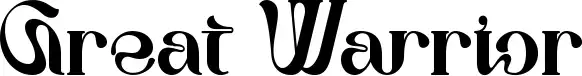 Great Warrior font by Letterara | FontRiver
