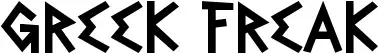 Greek Freak font by Pinisiart | FontRiver