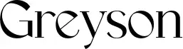 Greyson font by Viswell Studio | FontRiver