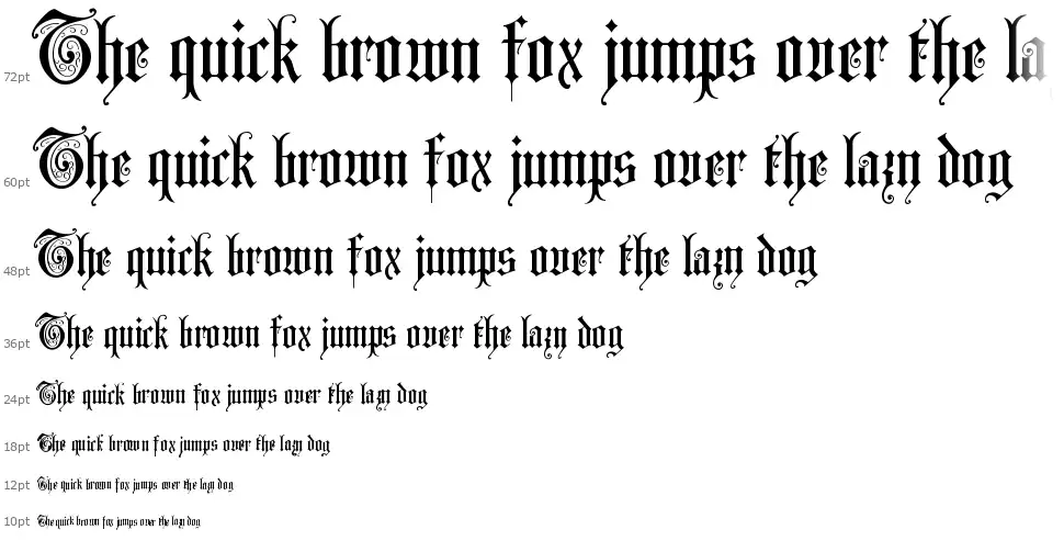 Grusskarten Gotisch font by Dieter Steffmann | FontRiver