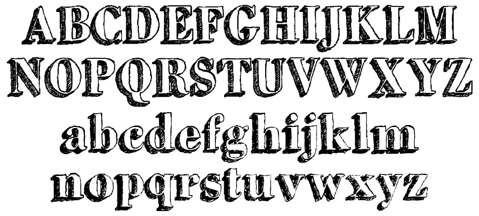 Grutch Shaded font by Steeve Gruson | FontRiver