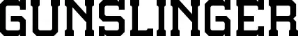 GUNSLINGER font by Tokopress | FontRiver