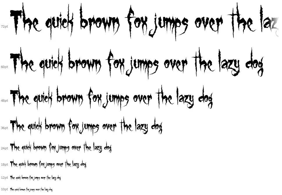 Gypsy Curse font by Sinister Visions | FontRiver