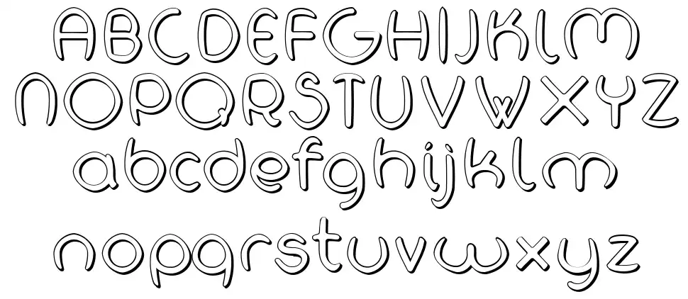 H2O Shadow font by deFharo | FontRiver