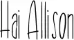 Hai Allison font by Creatype Studio | FontRiver