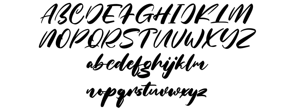 Fuente Halley Parades Script diseñada por Maulana Creative