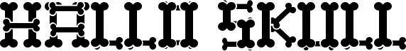 Hallo Skull font by Letterara | FontRiver