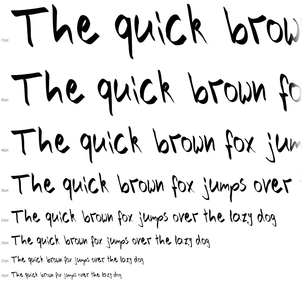 Hand of Joe font by Johannes Westphal | FontRiver