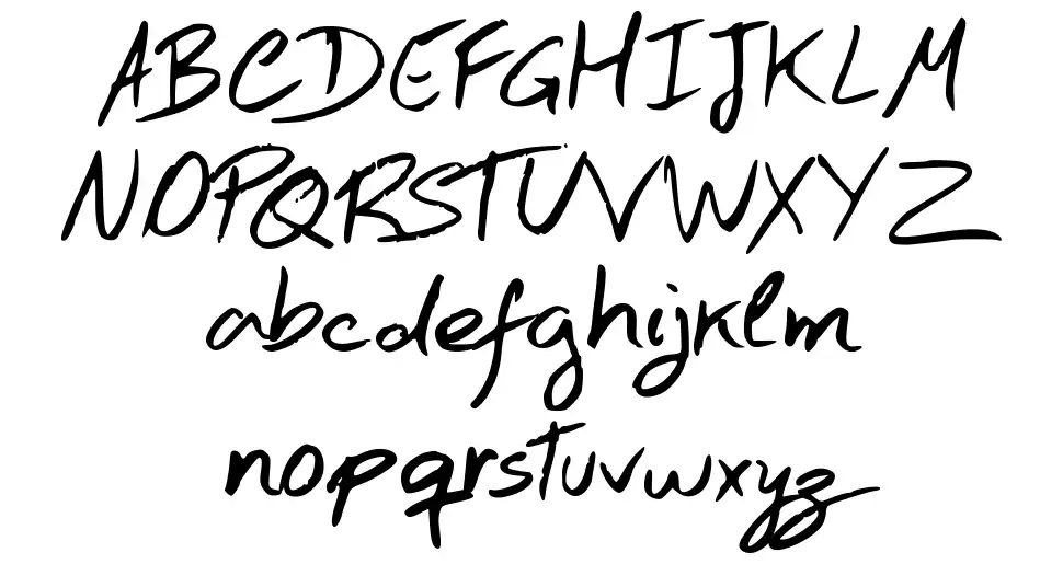 Hand Test font by Ã‰rico Lebedenco | FontRiver