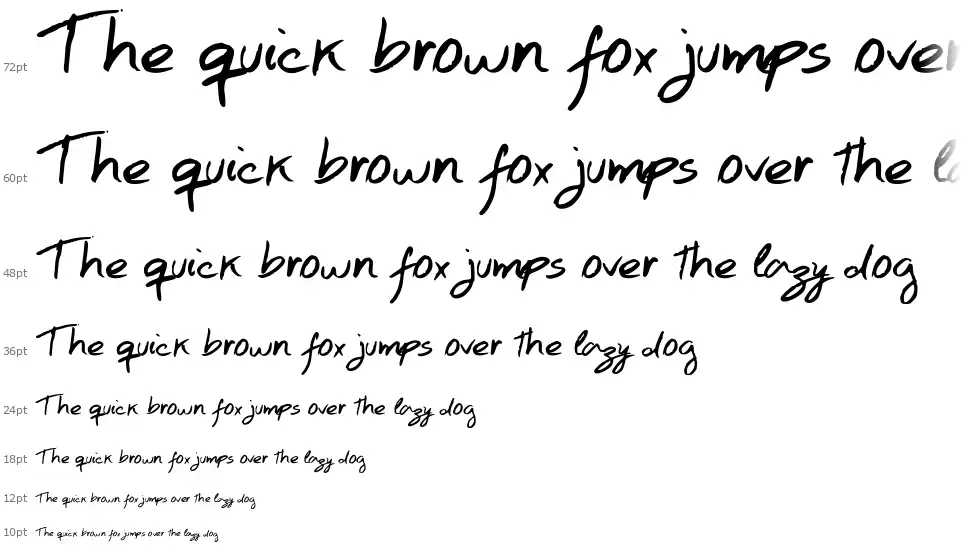 Hand Test font by Ã‰rico Lebedenco | FontRiver