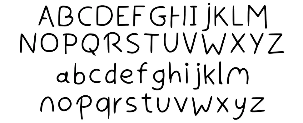 Handwriting Uwu font by Monica AndArtie | FontRiver