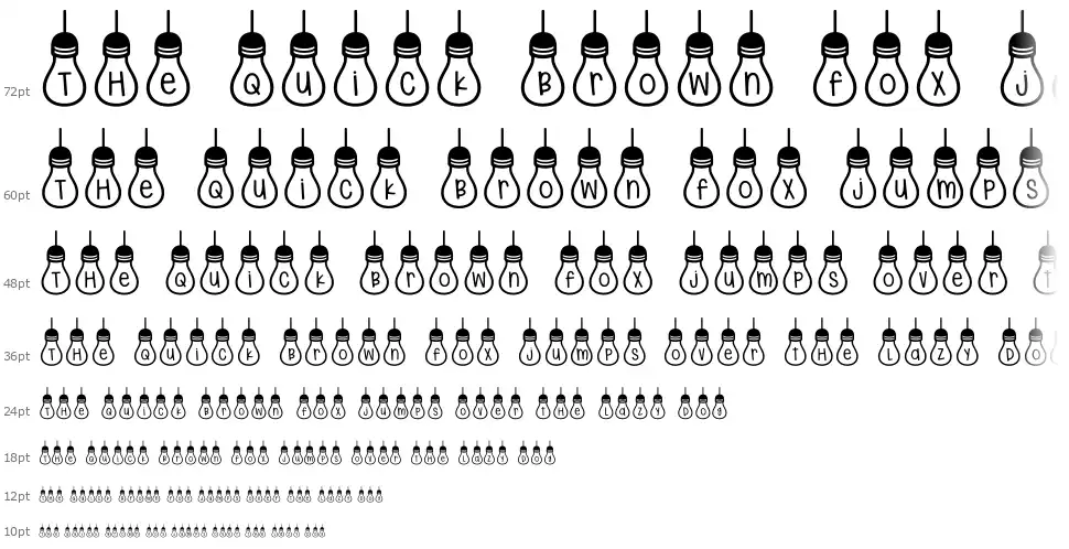 Hanging Lights font by Brittney Murphy Design | FontRiver