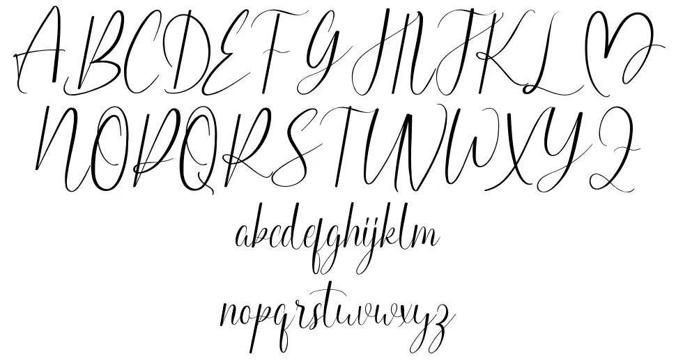 Happy Married Script font by Calligraphy Fonts | FontRiver
