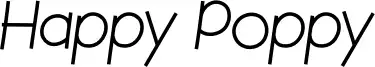 Happy Poppy font by Andi Moz | FontRiver