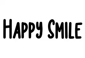 Happy Smile font by FatmaStudio | FontRiver