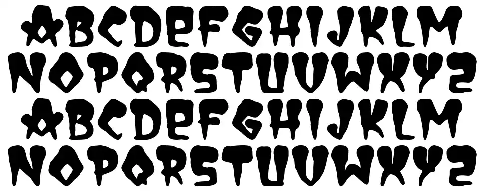 Hard Core font by Woodcutter | FontRiver