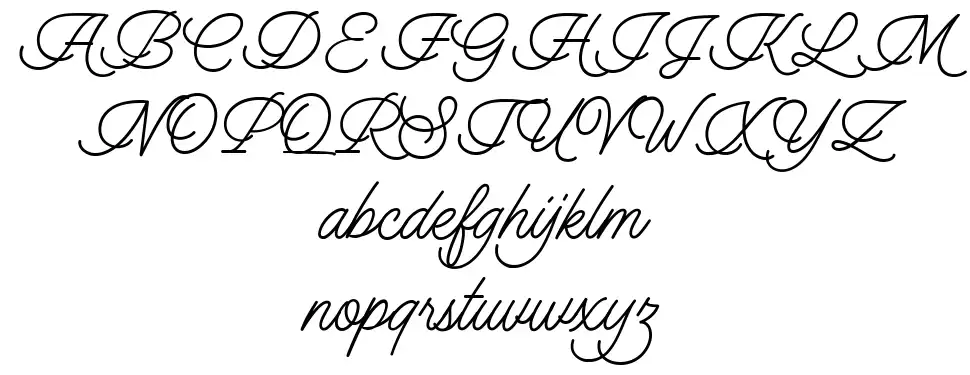 Harvey Script font by Hendra Pratama - FontRiver