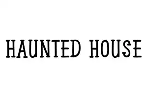 Haunted House font by belina studio | FontRiver