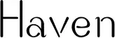 Haven font by Kailey Scott - FontRiver