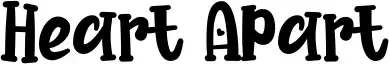 Heart Apart font by Helotype | FontRiver