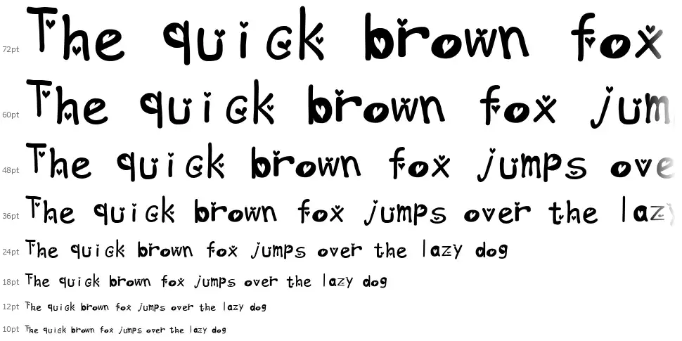 Heart Emboss font by Yokoyoko | FontRiver