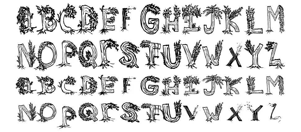 Heavenly Rooted font by Hannah Booe | FontRiver