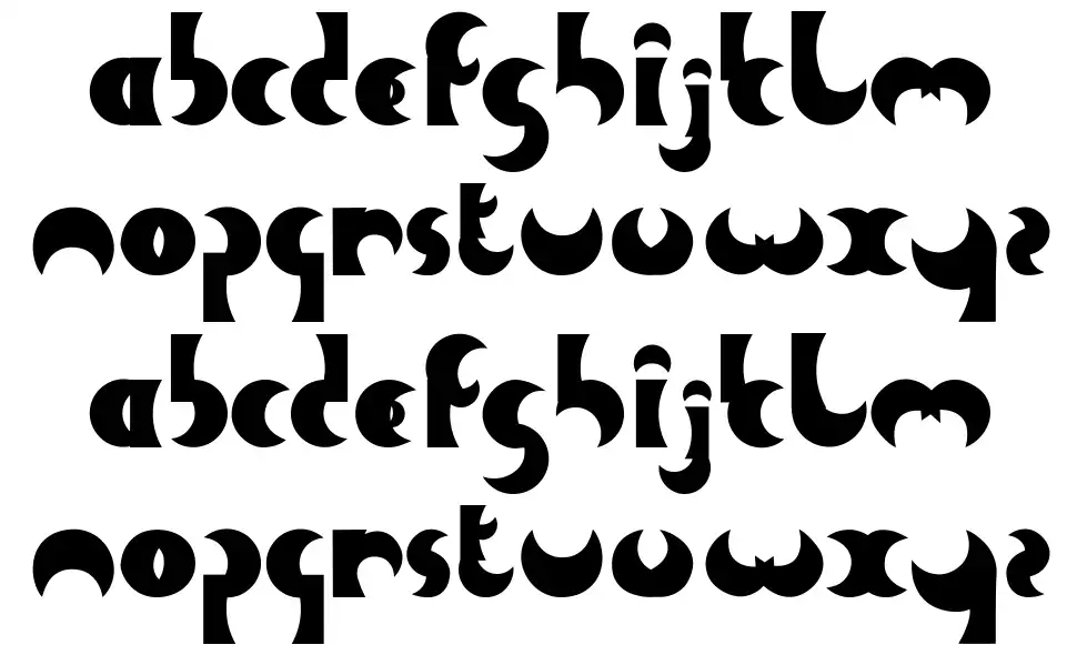 Heavy Moon A font by Angie | FontRiver