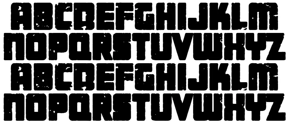 Heavy Steel font by Woodcutter | FontRiver