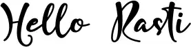 Hello Rasti font by GFR Creative | FontRiver