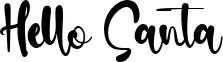 Hello Santa font by Kong Font | FontRiver