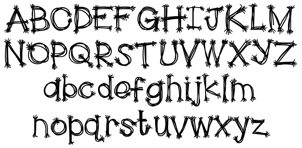 Hello Scarecrow font by Jen Jones - FontRiver