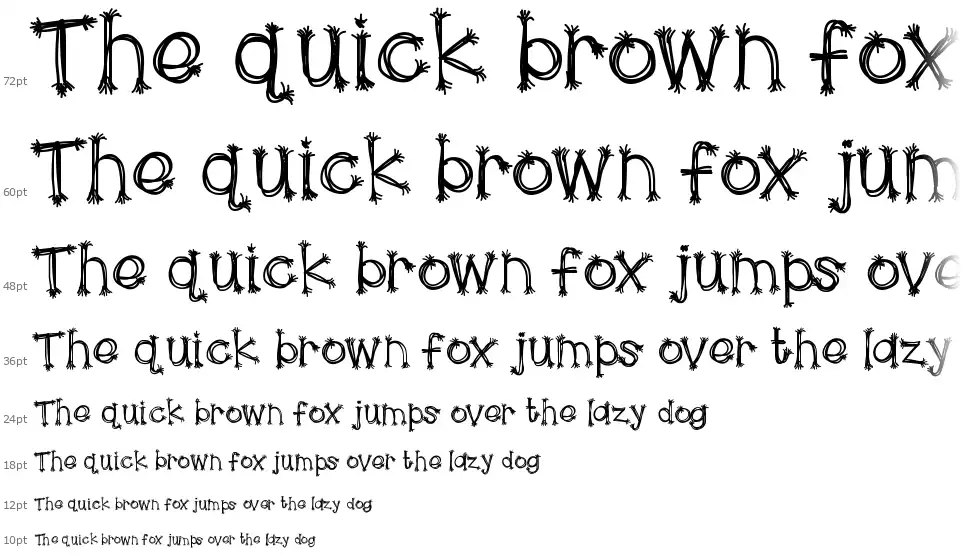 Hello Scarecrow font by Jen Jones | FontRiver