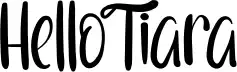 Hello Tiara font by Milea Sajojo | FontRiver