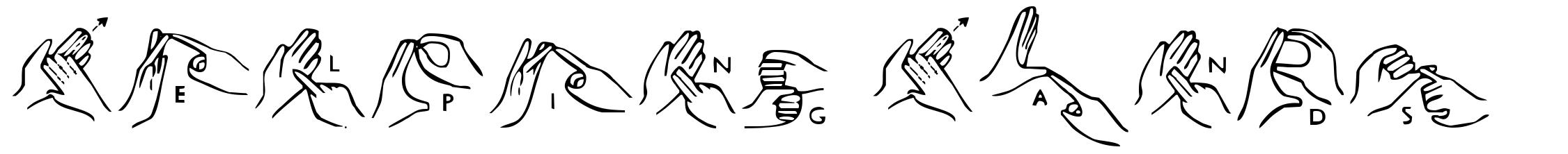 Helping Hands font by Iconian Fonts | FontRiver