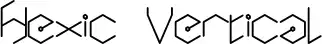 Hexic Vertical font by Farran Lee | FontRiver