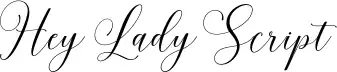 Hey Lady Script font by Barland | FontRiver