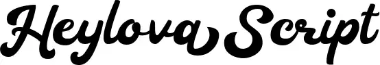 Heylova Script font by Rizka Prayuda | FontRiver