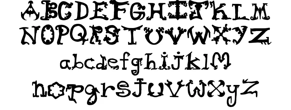 Hieroglyph Licks font by Xerographer Fonts | FontRiver