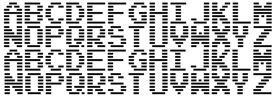 Fuente Highscore Hero diseñada por TracerTong