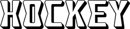 Hockey font by Vladimir Nikolic | FontRiver