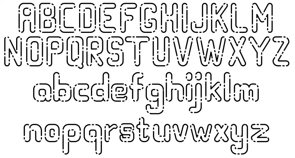 Hollow Space font by Richard Ponto | FontRiver
