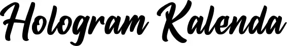 Hologram Kalenda font by Perspectype Studio | FontRiver