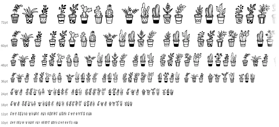 Home Plants font by Letterayu | FontRiver