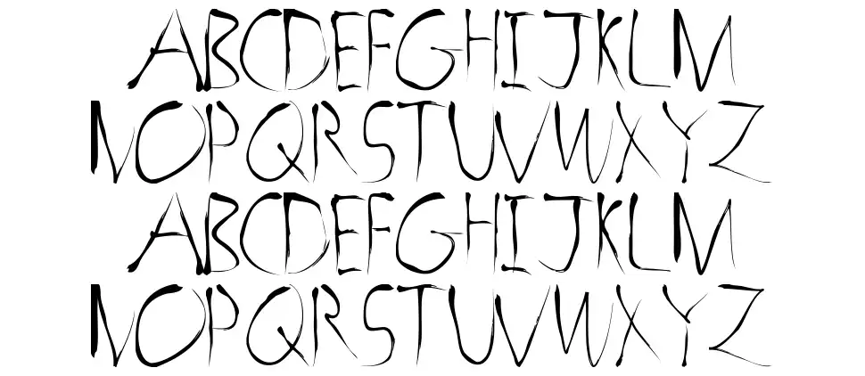 Horror Sketch font by Jacob Toole | FontRiver