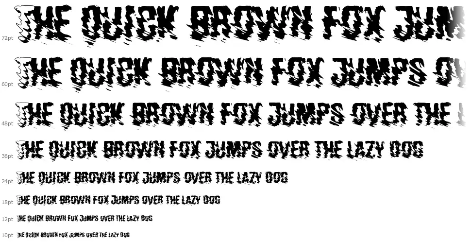 Horrorcore font by Théo d'Aigremont | FontRiver