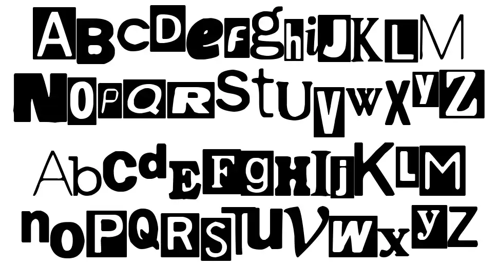Hostage font by Woodcutter | FontRiver