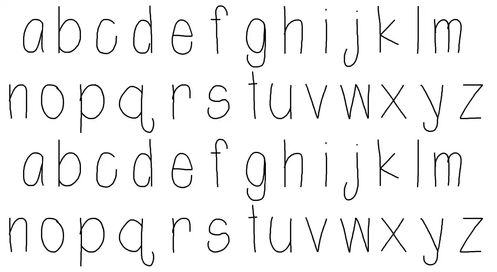 Ht Shortie font by Holly Trimmer | FontRiver